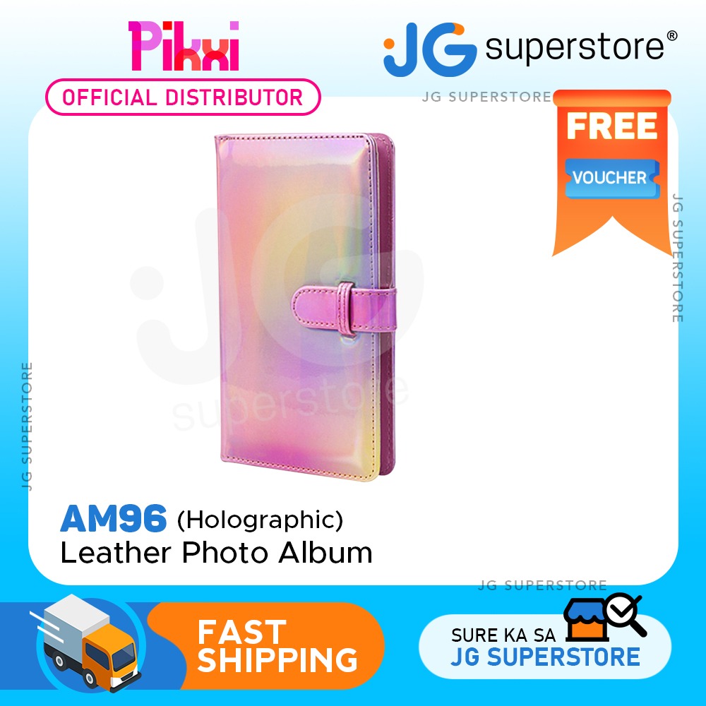 Pikxi AM96 96-Sheet Photo Album for Fujifilm Instax Mini Instant Camera ...