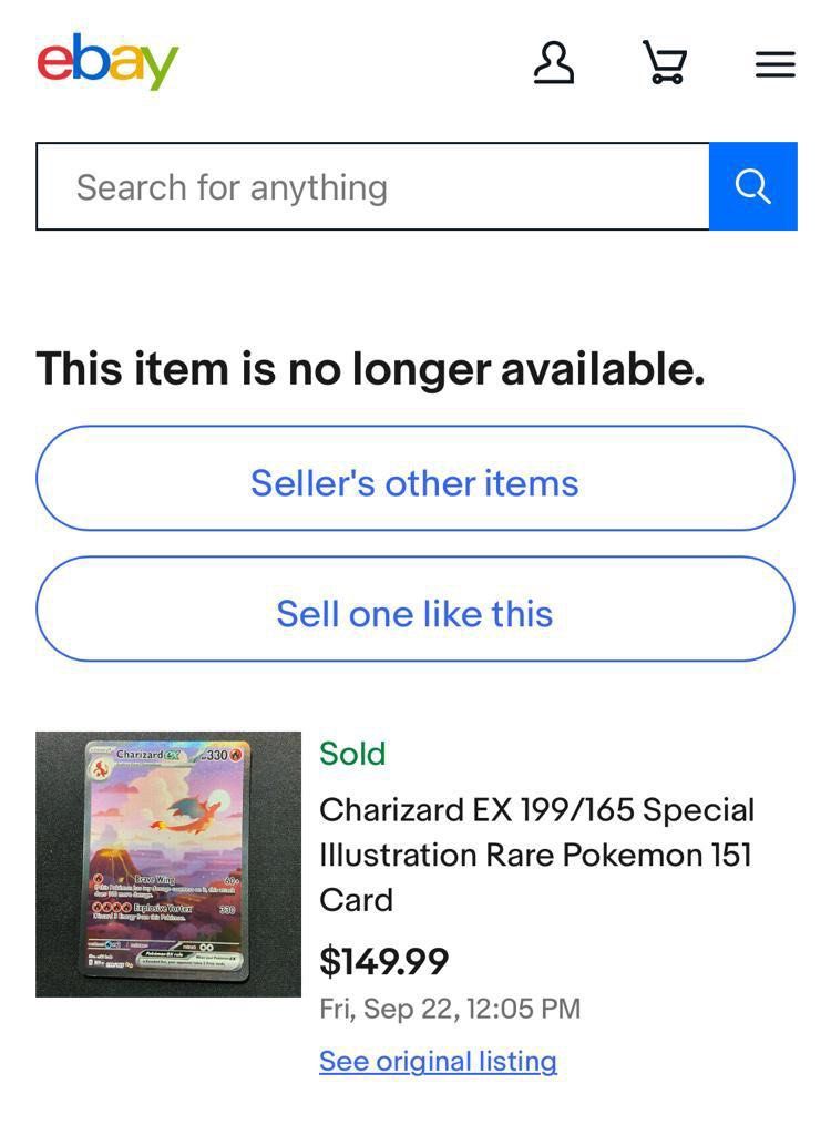 Pokemon 151 TCG Charizard Ex #199 Special illustration rare, Hobbies ...