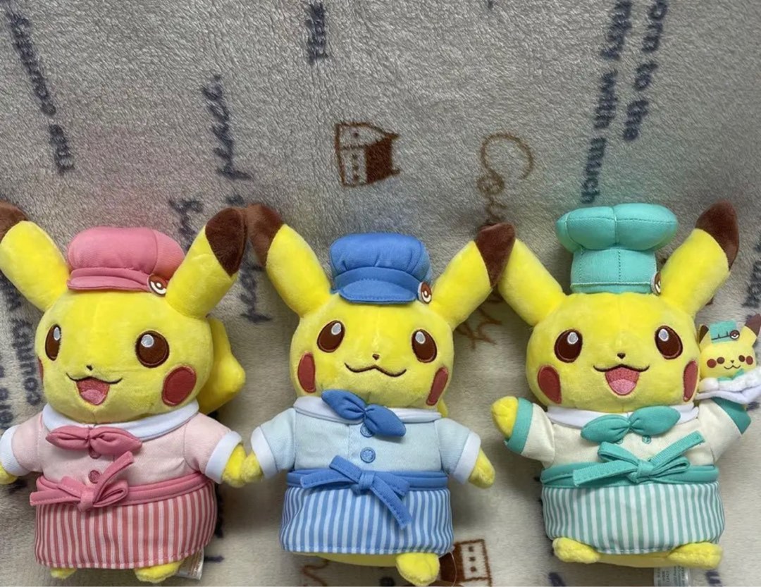 Pokemon Plush Pikachu Chef plushie soft toys from Japan, Hobbies & Toys ...