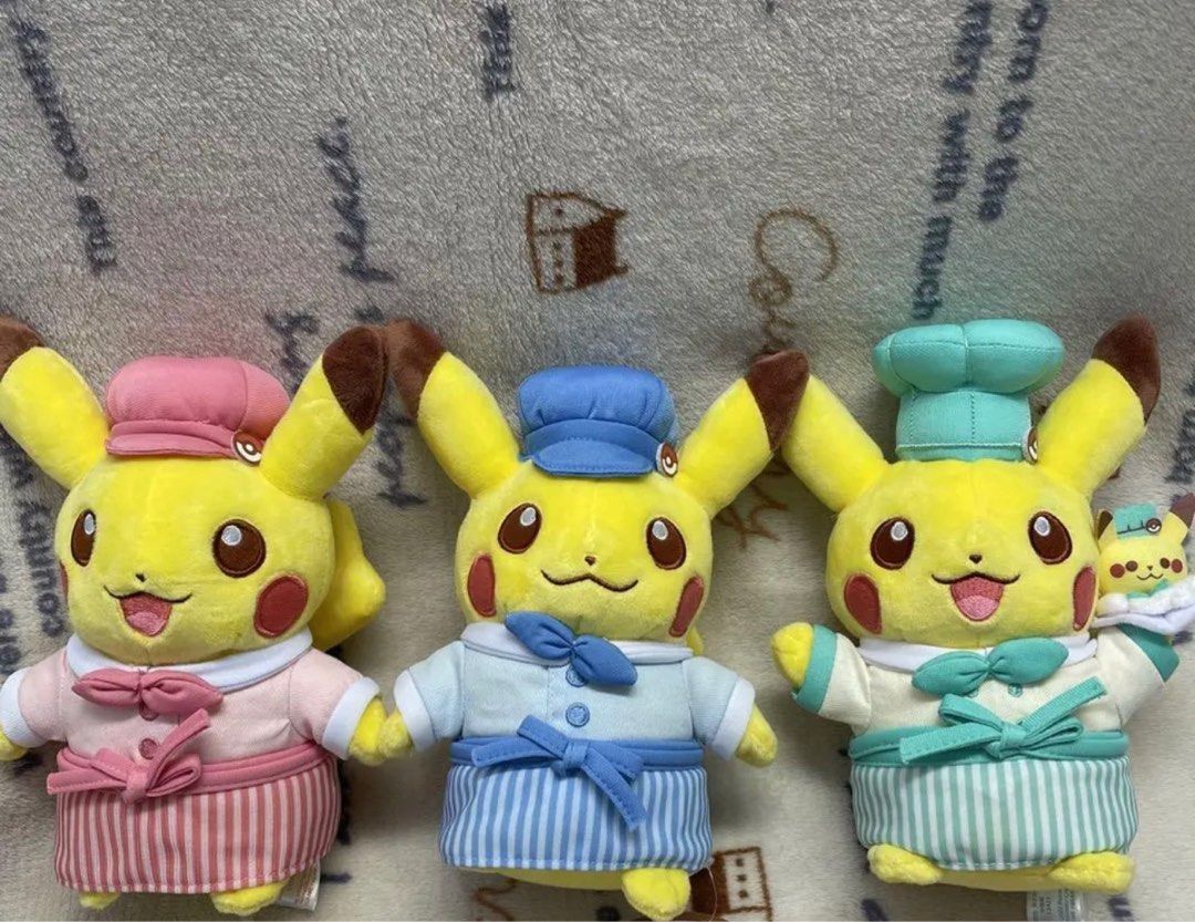 Pokemon Plush Pikachu Chef plushie soft toys from Japan, Hobbies & Toys ...