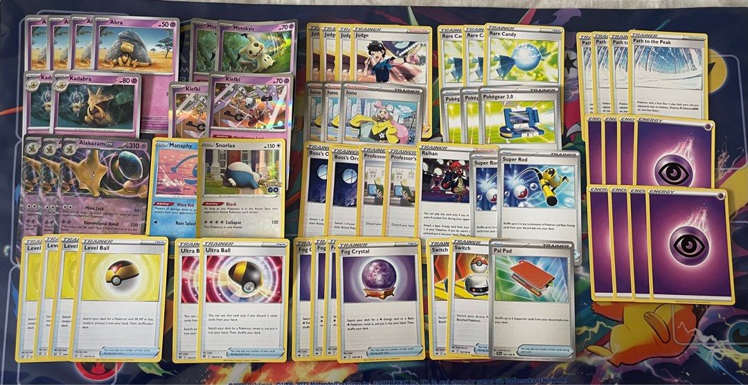 Pokemon Tcg Alakazam Ex Deck Hobbies And Toys Toys And Games On Carousell