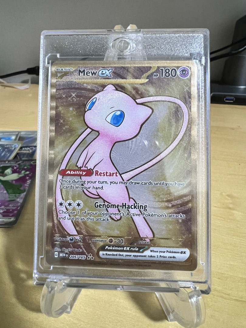 Pokemon TCG Mew ex Metal UPC promo, Hobbies & Toys, Toys & Games on ...
