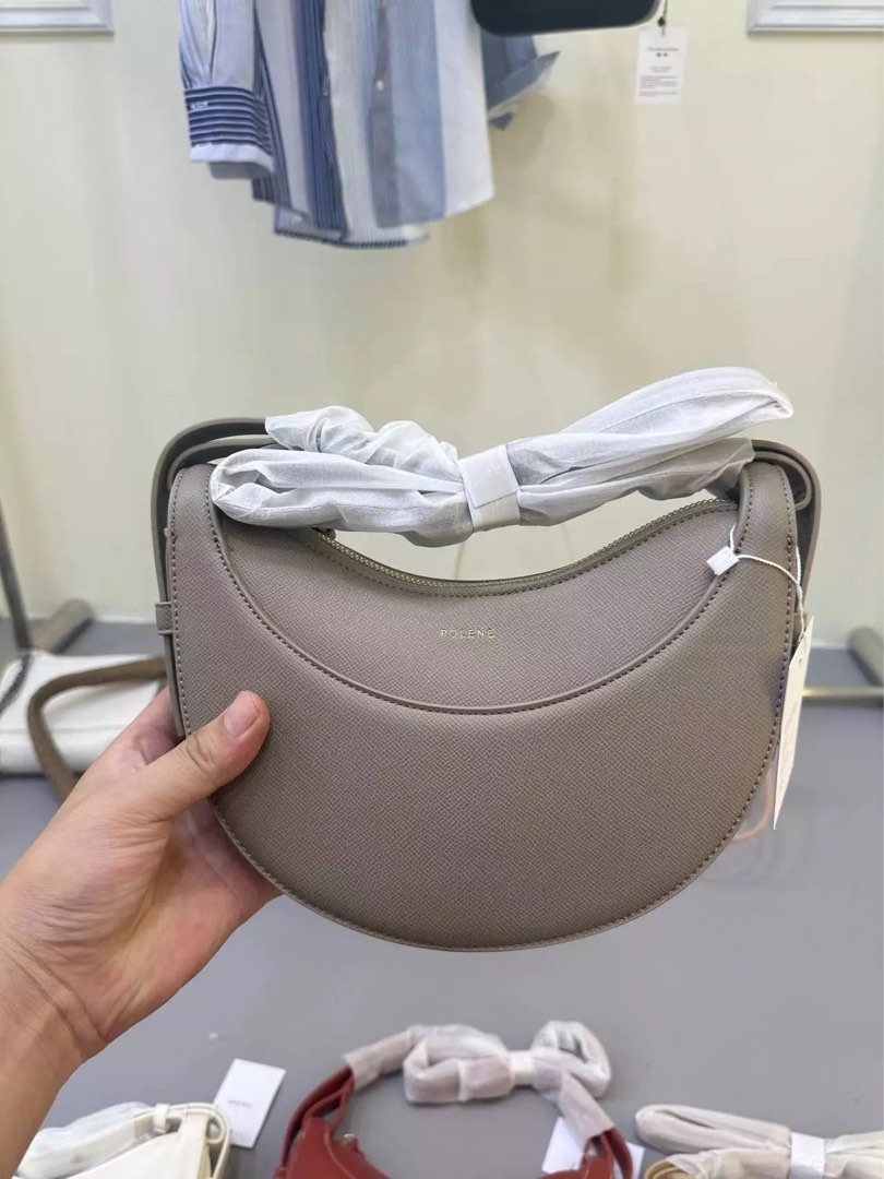 Polene half moon taupe shipping from korea, Luxury, Bags & Wallets on ...