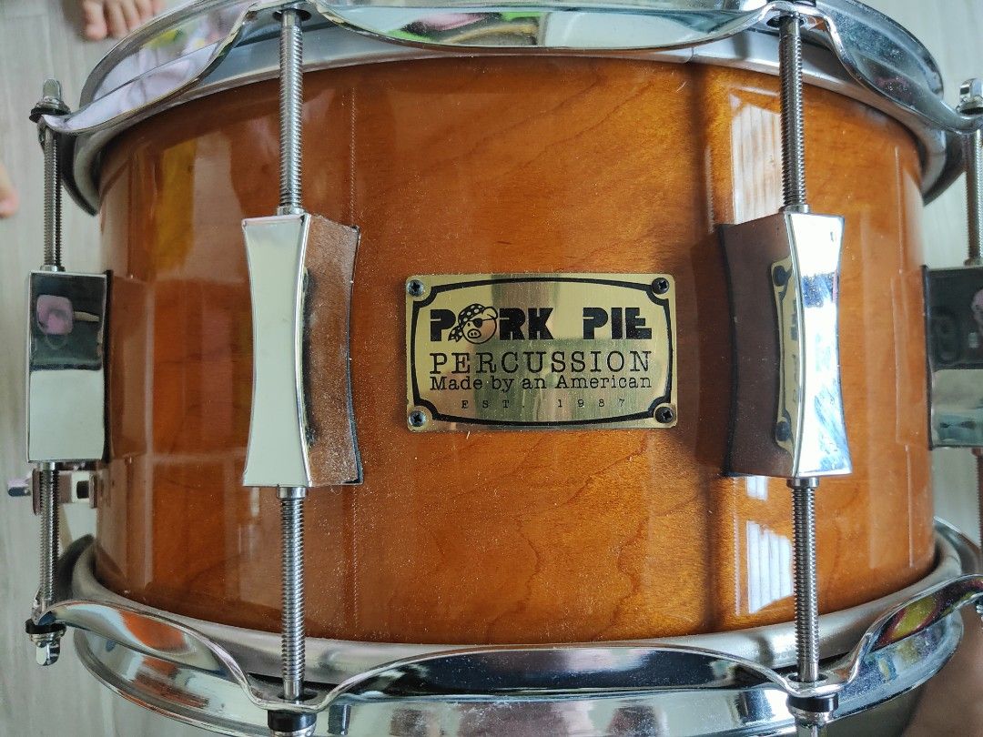 Pork Pie Snare - Cherry & Bubinga, Hobbies & Toys, Music & Media ...