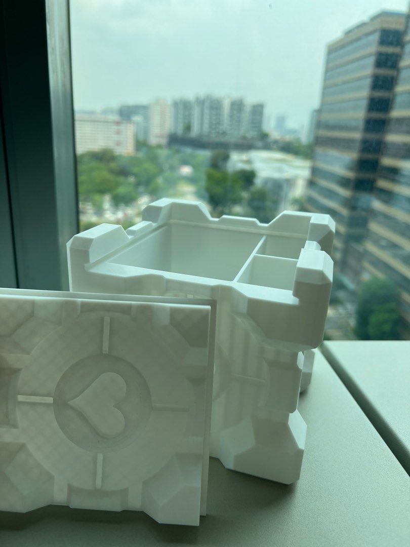 Portal 2 Companion Cube, Hobbies & Toys, Toys & Games on Carousell