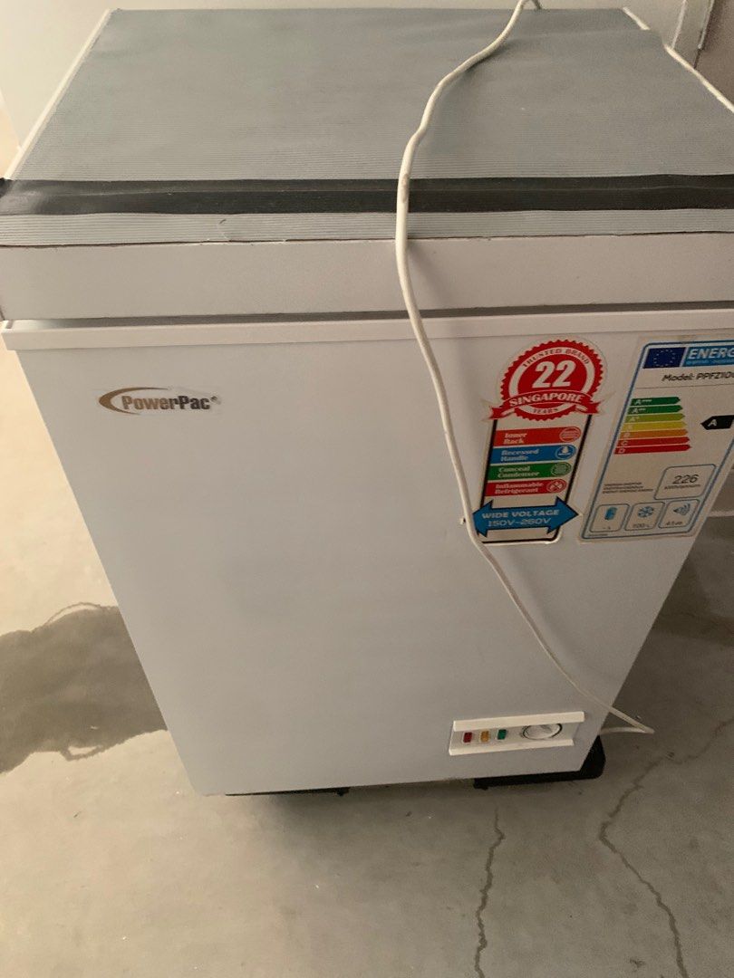 PowerPac 100L freezer + trolley base, TV & Home Appliances, Kitchen ...