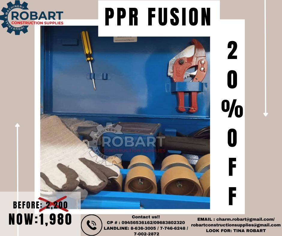 PPR Fusion, Commercial & Industrial, Construction Tools & Equipment on ...