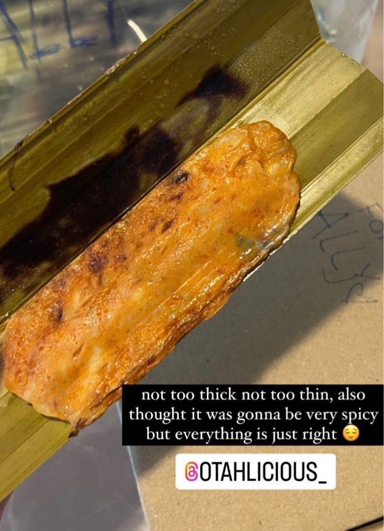 Premium home-made otah, Food & Drinks, Chilled & Frozen Food on Carousell