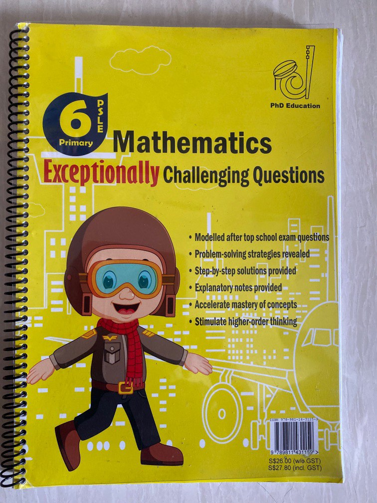 Primary 6 PSLE mathematics Exceptionally Challenging Questions, Hobbies ...