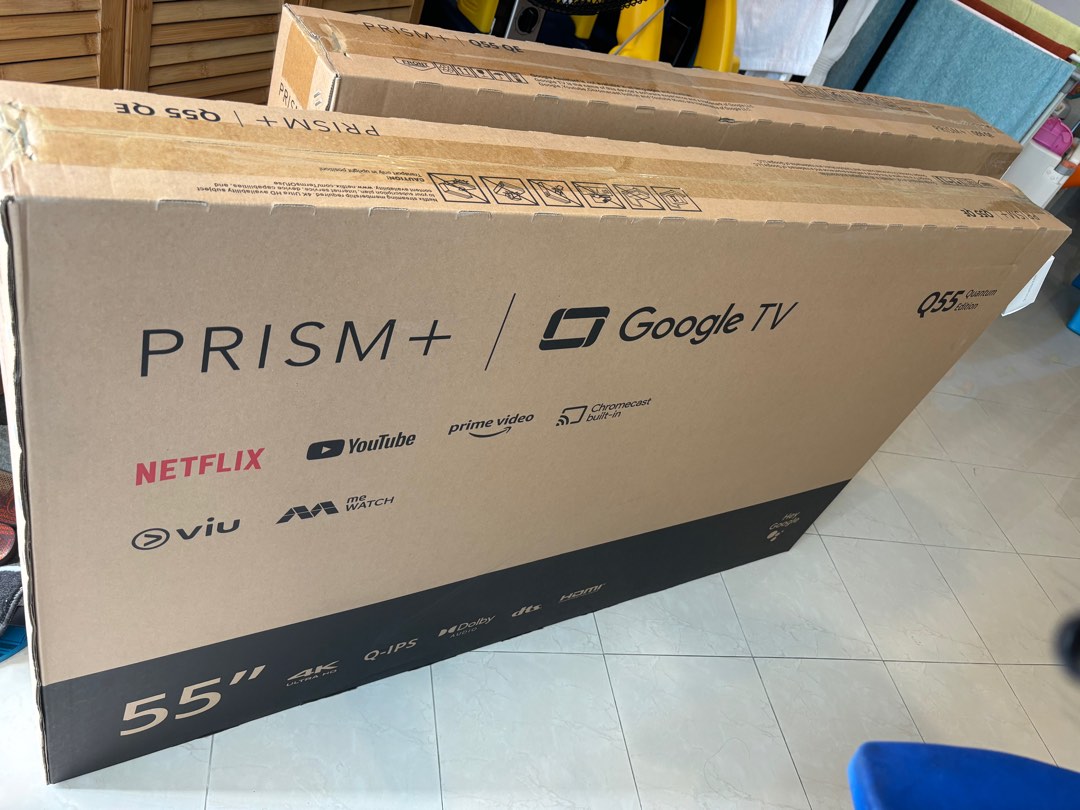 Prism Plus Q55-QE 55 inches Google TV, TV & Home Appliances, TV ...