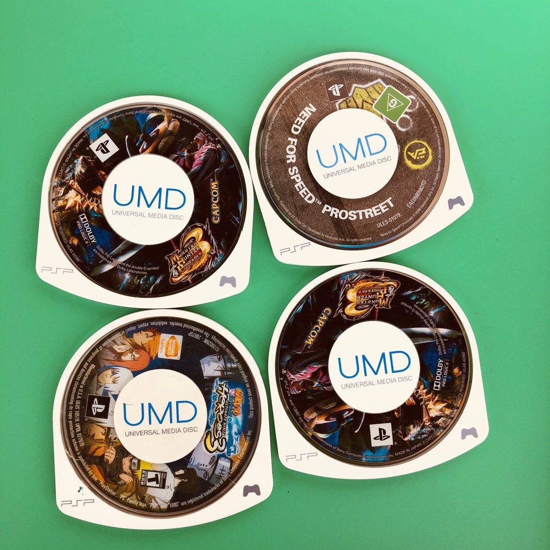 PSP UMD GTA NFS Naruto Monster Hunter, Video Gaming, Video Games ...