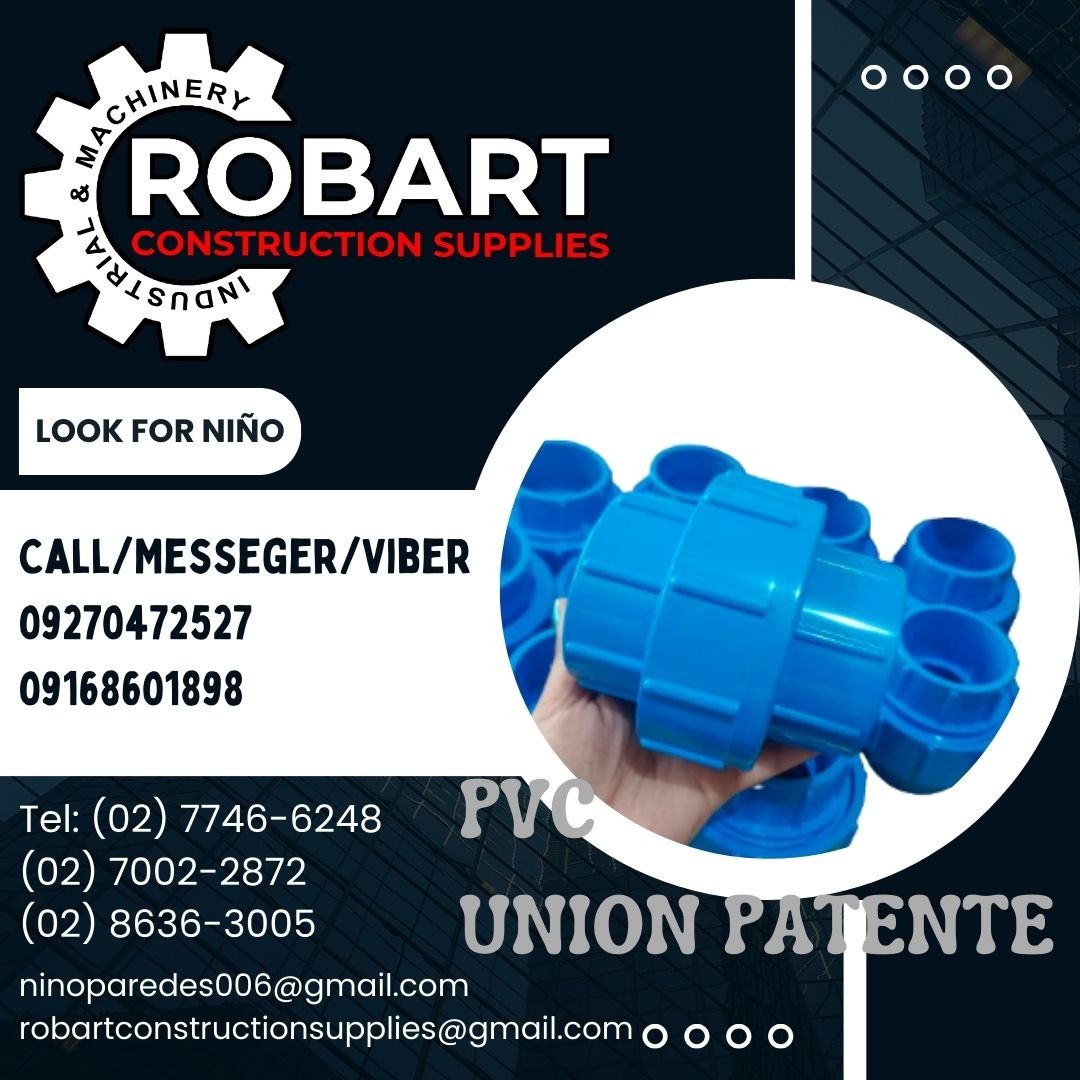 PVC UNION PATENTE, Commercial & Industrial, Construction Tools ...