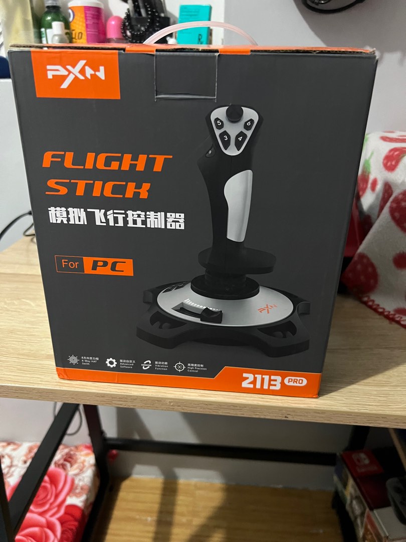 PXN 2113 pro flight joystick, Video Gaming, Gaming Accessories ...