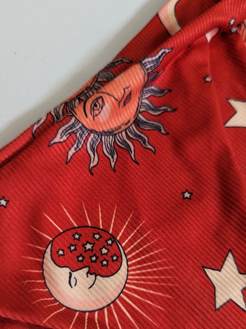 Red Sun Moon Bikini, Women's Fashion, Swimwear, Bikinis & Swimsuits on ...