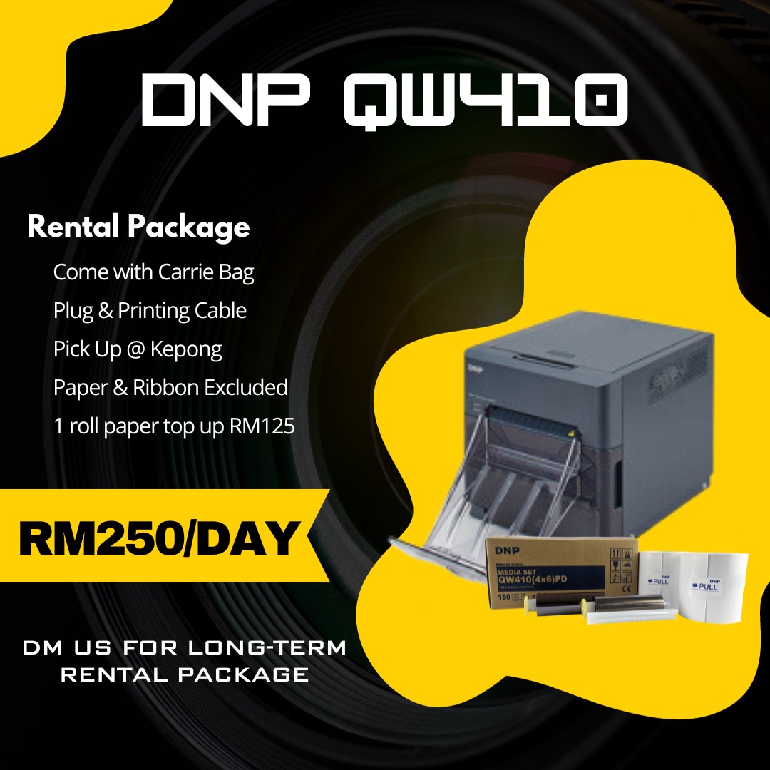 [RENT] - DNP QW410, Computers & Tech, Printers, Scanners & Copiers on Carousell