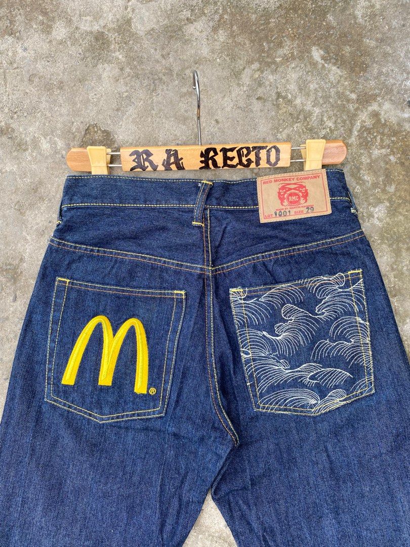 RMC MCDONALDS PANTS, Men's Fashion, Bottoms, Jeans on Carousell