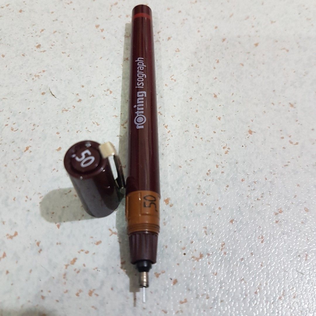 Rotring Isograph 0.50 rapido jerman pulpen gambar pulpen teknik item 8 ...