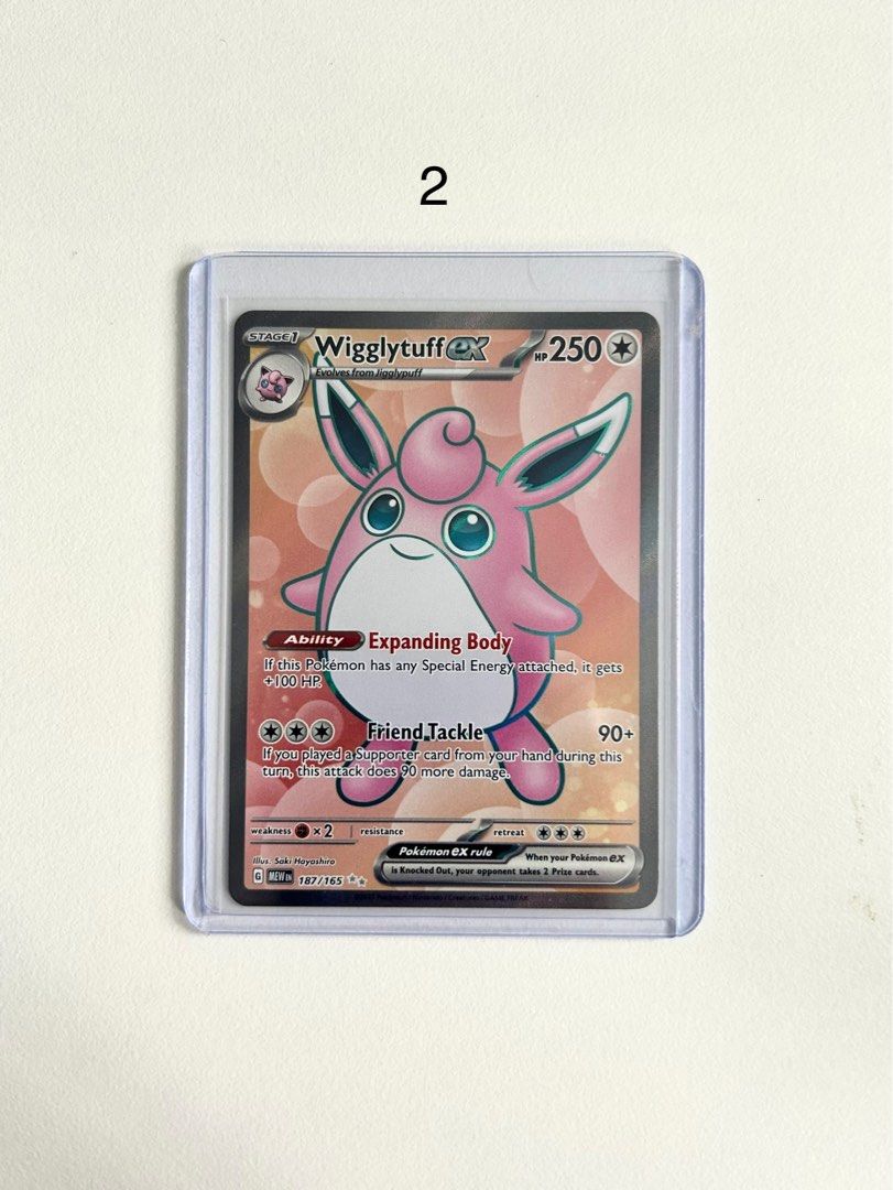 (Scarlet & Violet 151) Wigglytuff ex - 187/165 - Full Art Secret Rare ...