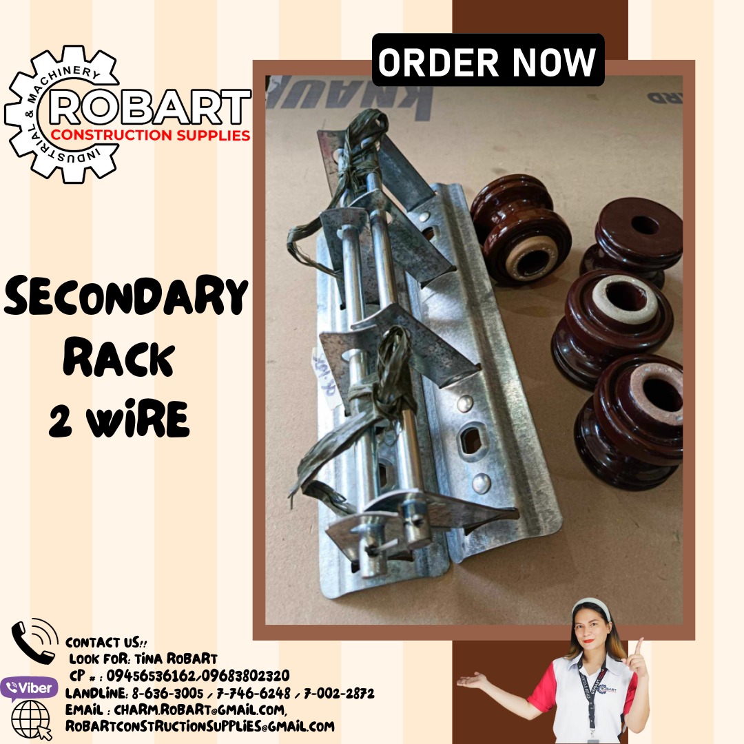 Secondary Rack 2 wire, Commercial & Industrial, Construction & Building ...