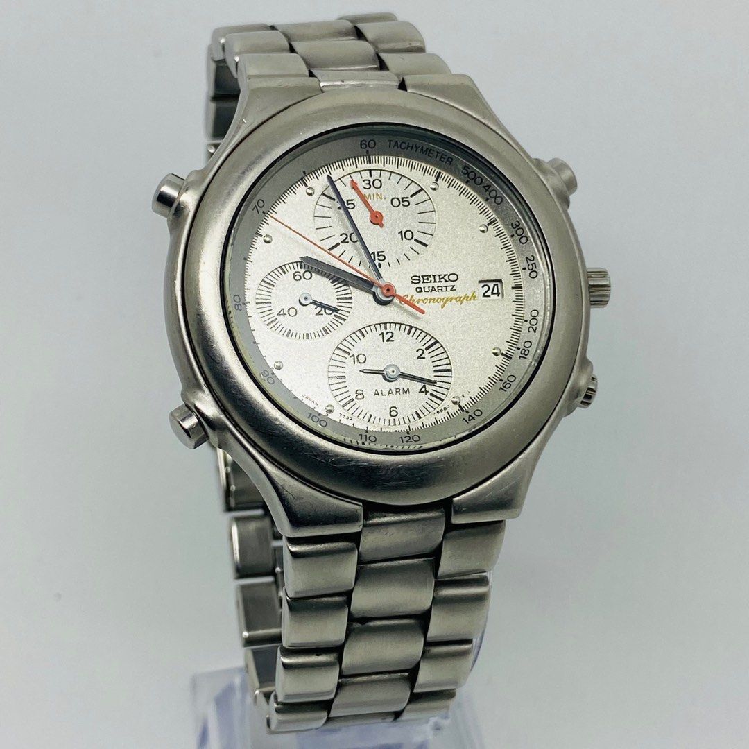 Seiko 7T32-6B6A Chronograph Grey Dial, Barang Mewah, Jam Tangan di ...