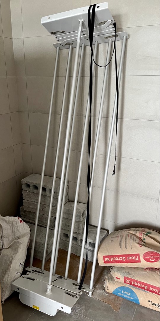 Service yard laundry rack(HDB), Furniture & Home Living, Home ...