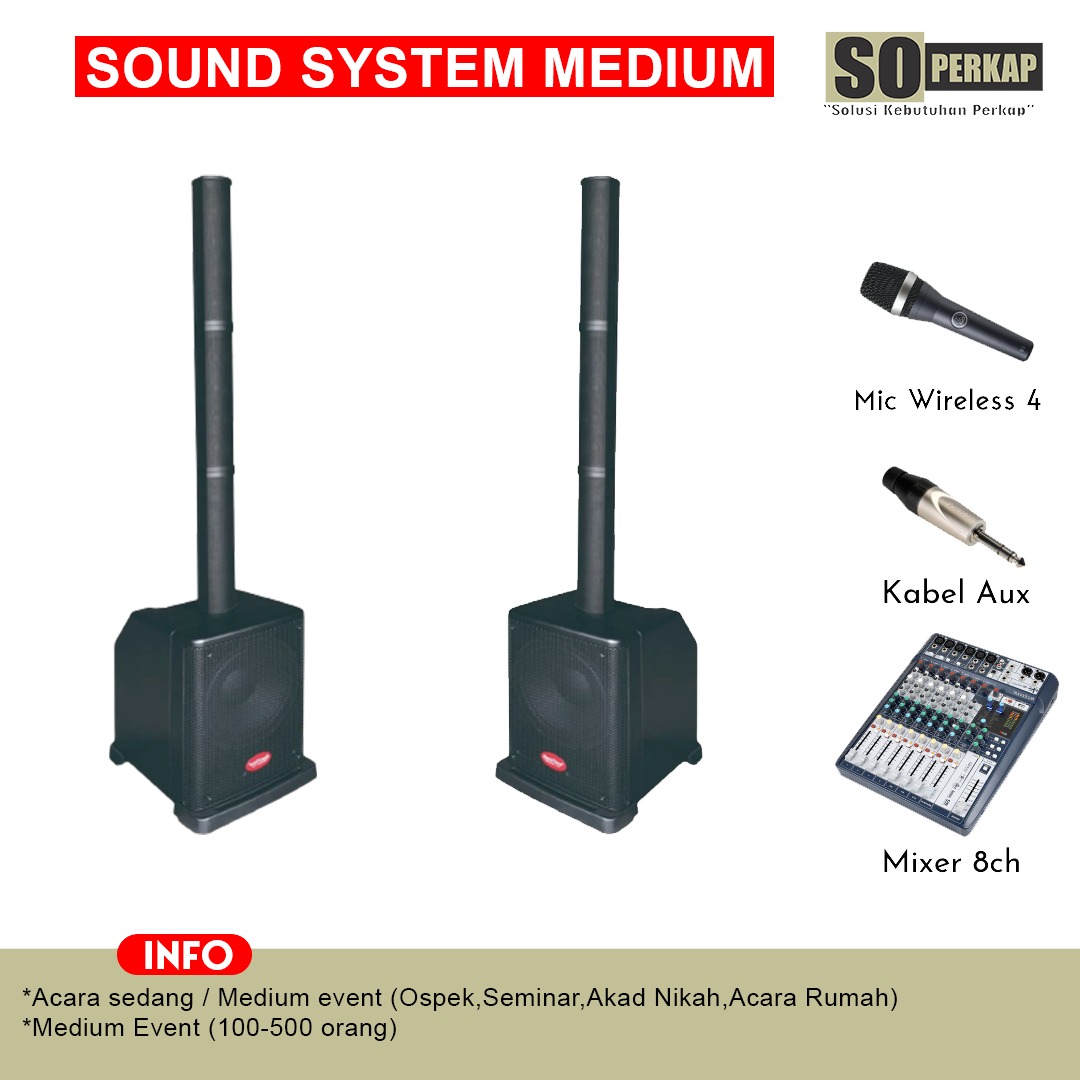 Sewa Sound System di Malang Paket Medium Event Untuk Acara Akad Nikah ...