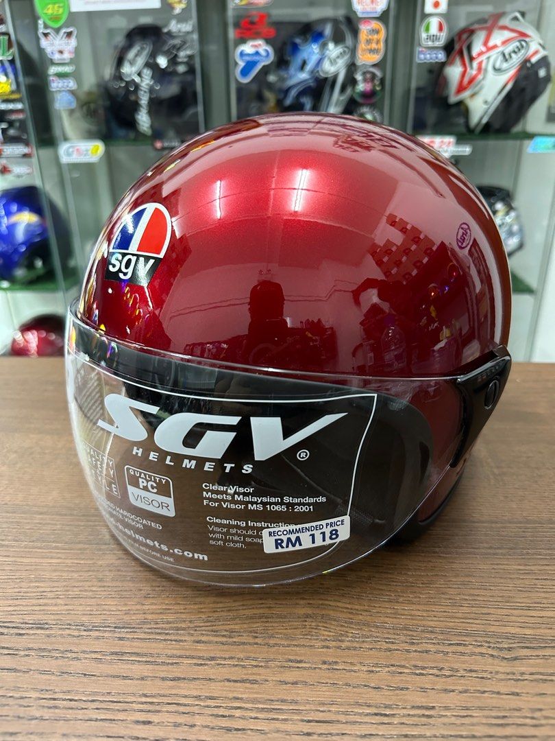 SGV rider 2 helmet, Motorcycles, Motorcycle Apparel on Carousell