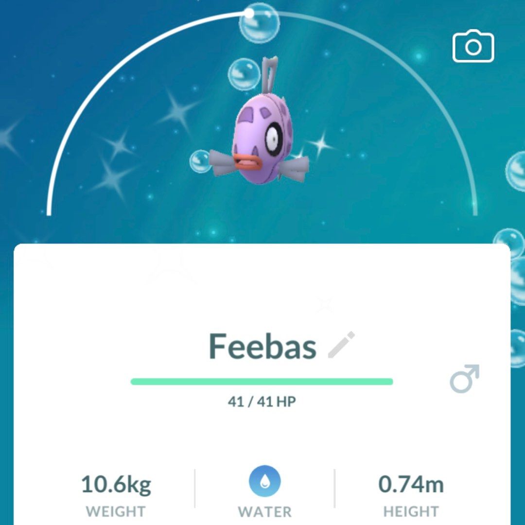 Shiny Feebas (Pokemon GO) (iOS/Android), Video Gaming, Gaming ...