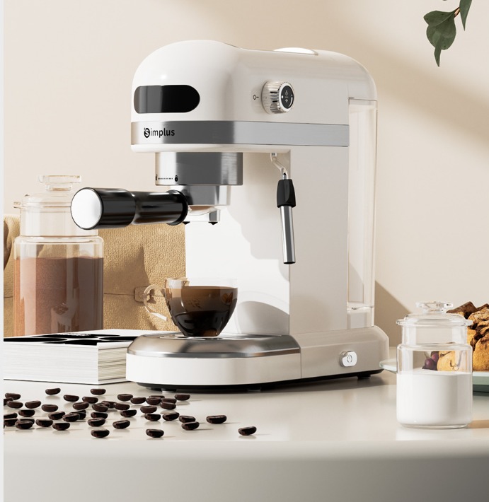 Simplus Semi Auto Espresso Machine With Steam Milk Frother Coffee Maker ...