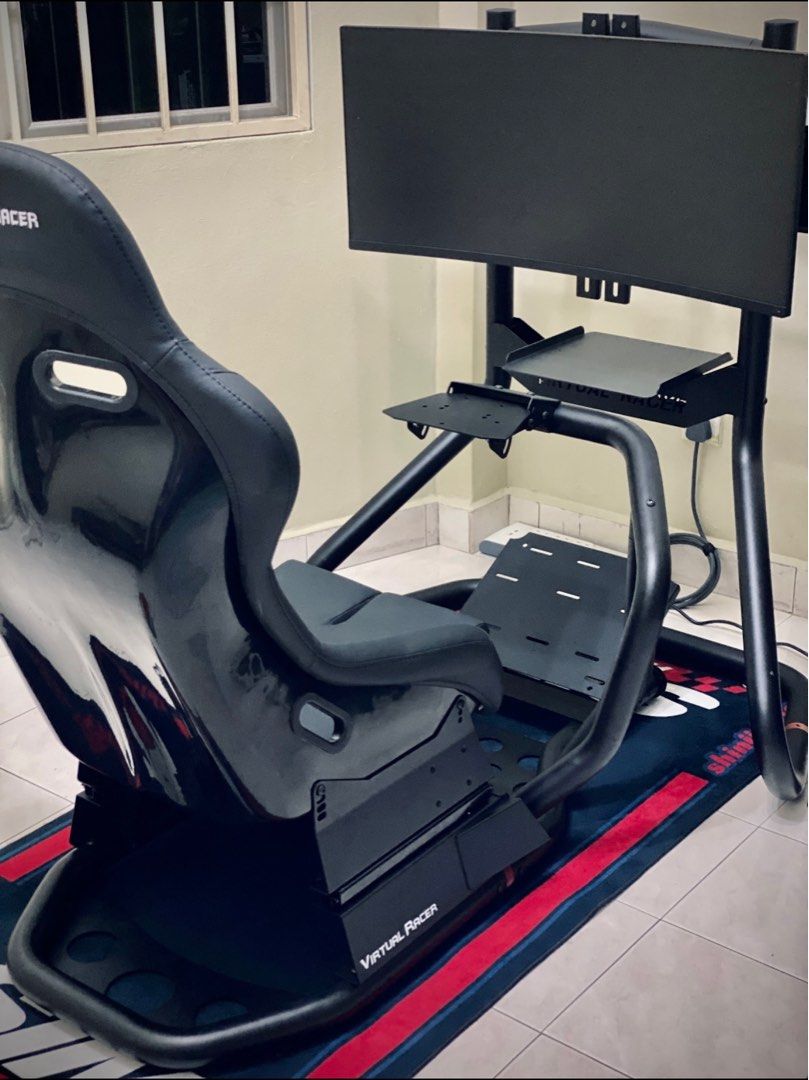 Racing Simulator Rig Video Gaming Gaming Accessories Controllers On