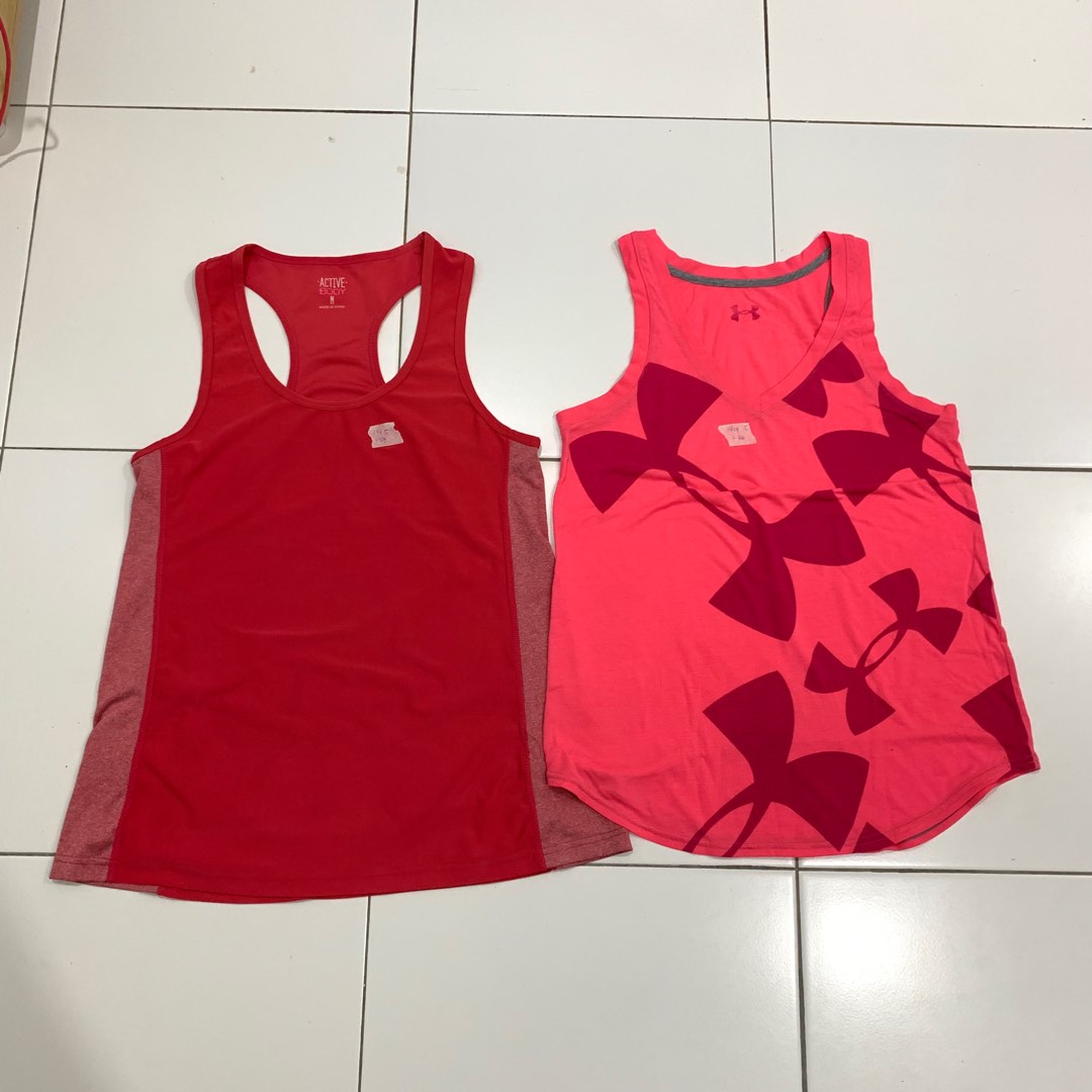 Singlet under armour, Women's Fashion, Activewear on Carousell