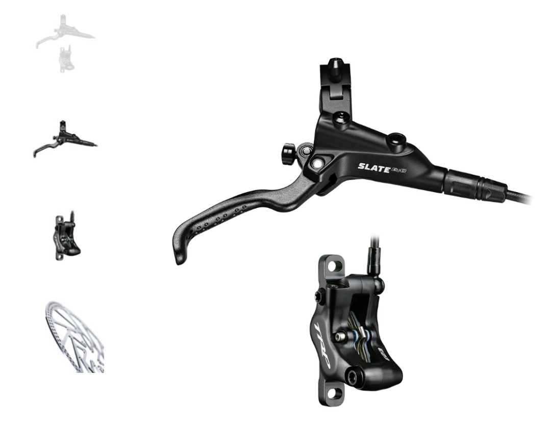 Slate Evo Disc Brake kit set for 2.3mm rotor (left and right), Sports ...