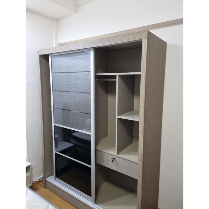 Sliding Door Wardrobe NEW Storage Cabinet Bedroom Wardrobe Free ...