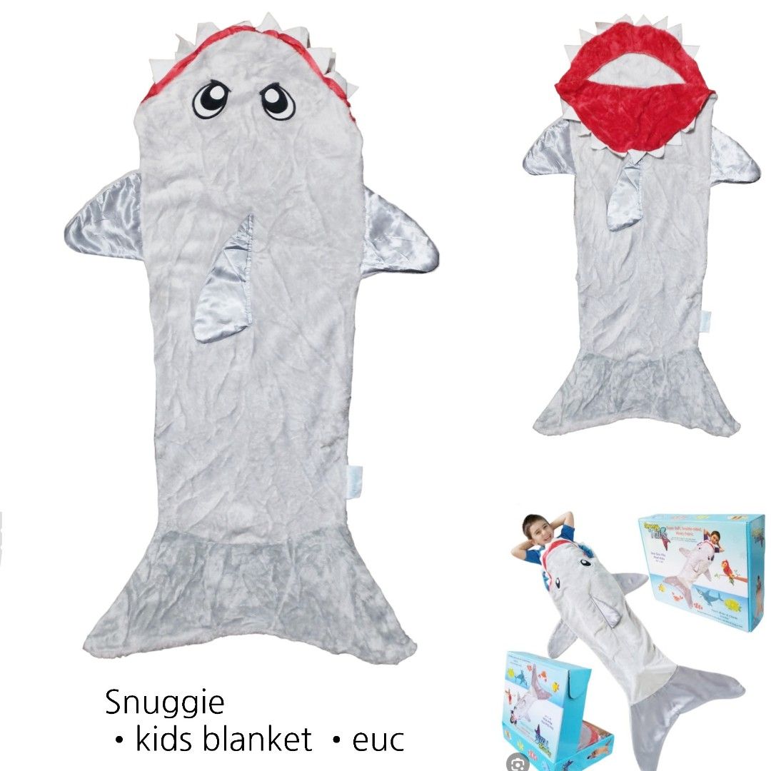 Snuggie Kids Shark Blanket, Babies & Kids, Babies & Kids Fashion on ...