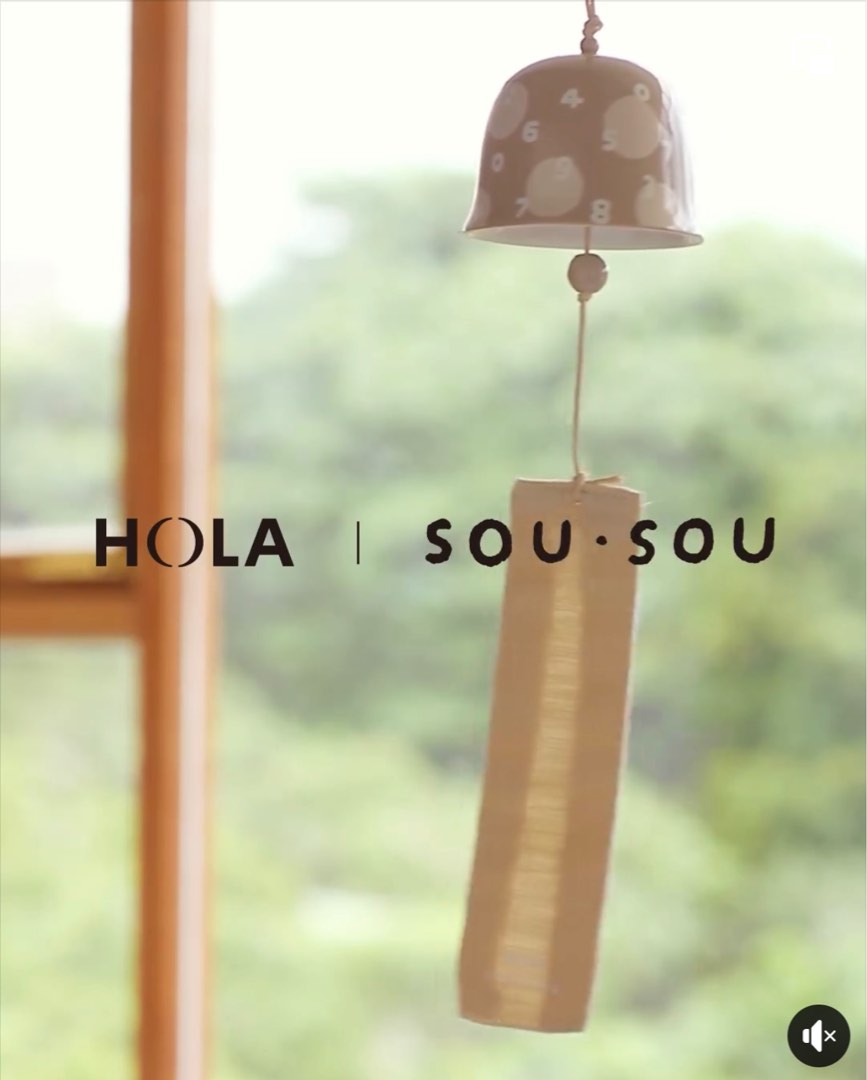 Sou sou 台灣 Hola 陶瓷 風鈴 windbell 全新, 興趣及遊戲, 收藏品及紀念品, 明星周邊 - Carousell