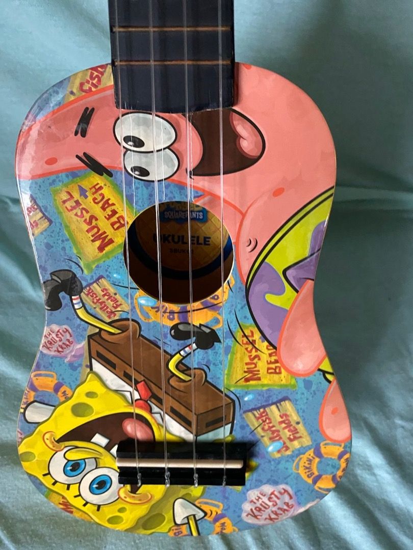 SPONGEBOB SQUARE PANTS UKULELE SBUK02, Hobbies & Toys, Music & Media ...