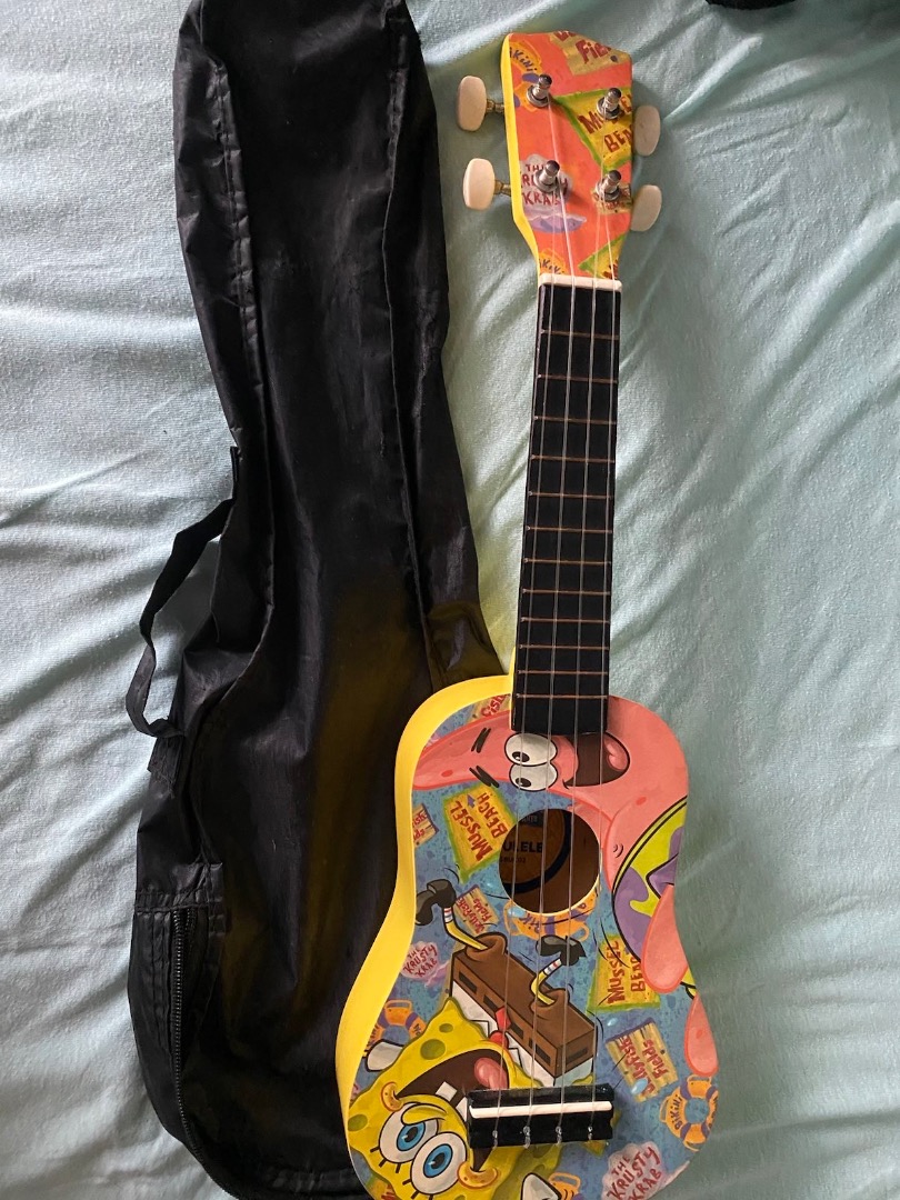 SPONGEBOB SQUARE PANTS UKULELE SBUK02, Hobbies & Toys, Music & Media ...