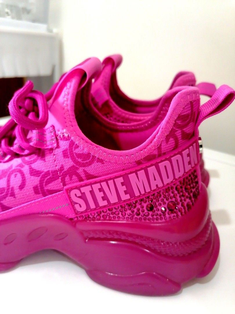 Steve Madden - Barbie Pink Chunky Shoes, Women's Fashion, Footwear ...