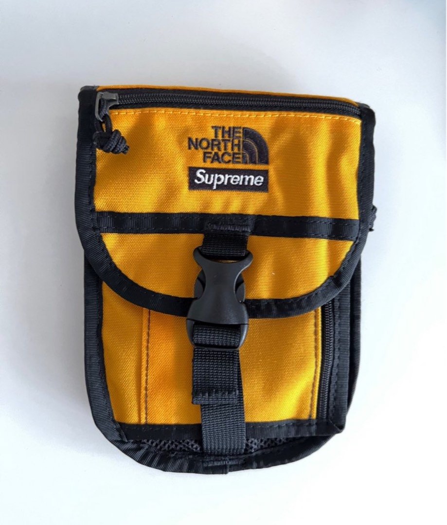 Supreme x The North Face RTG Utility Pouch Gold, Luxury, Bags & Wallets ...