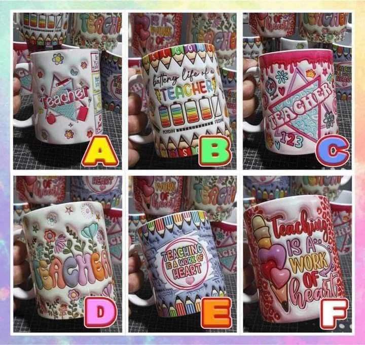 Teacher's Day Mug 3D Design Mug, Furniture & Home Living, Kitchenware ...