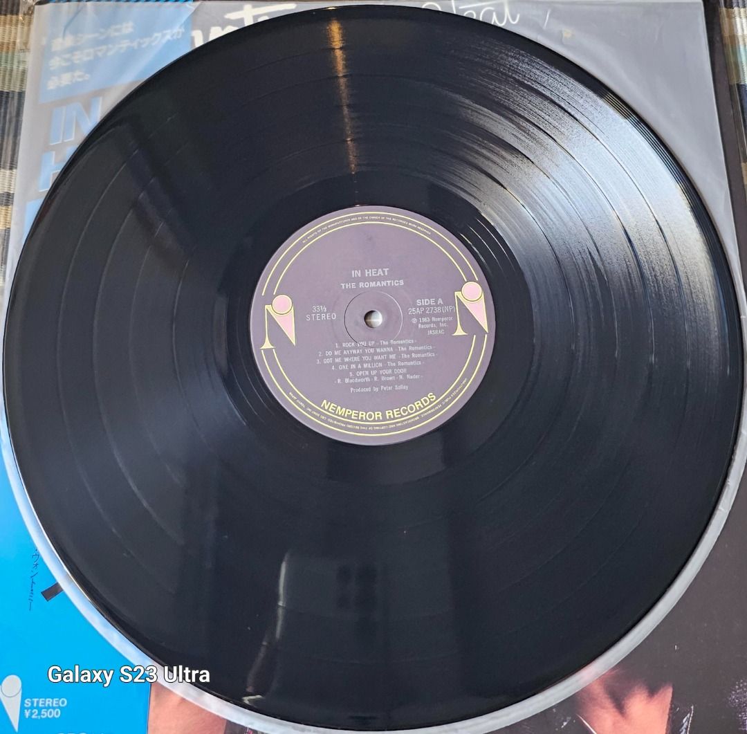 The Romantics – In Heat Vinyl, LP, Album 1983 Japan, Hobbies & Toys ...