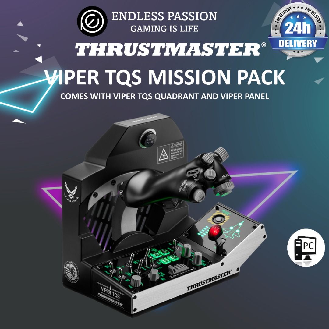 Thrustmaster Viper TQS Mission Pack, Video Gaming, Gaming Accessories, Controllers on Carousell
