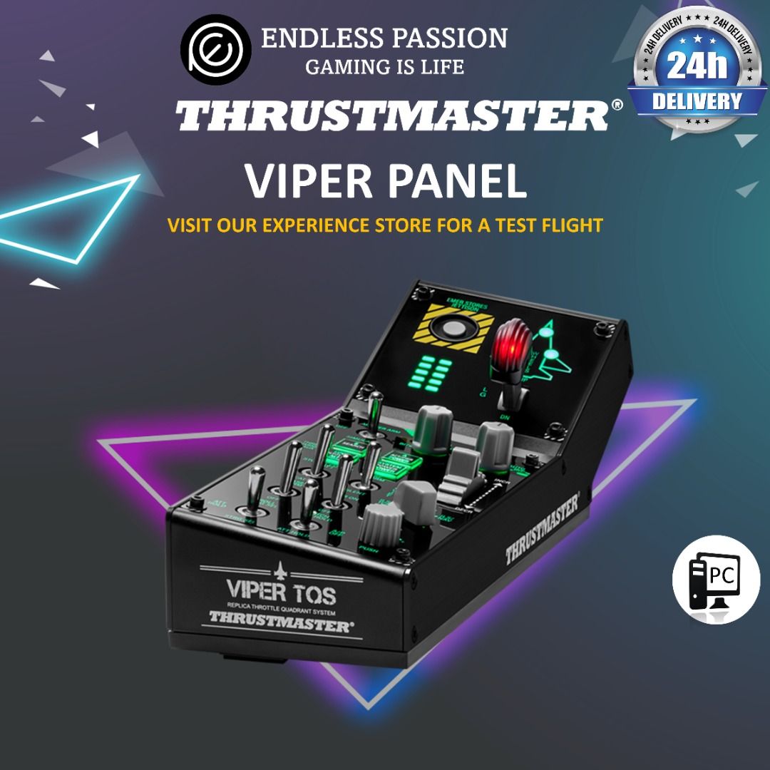 Thrustmaster Viper TQS Mission Pack, Video Gaming, Gaming Accessories, Controllers on Carousell
