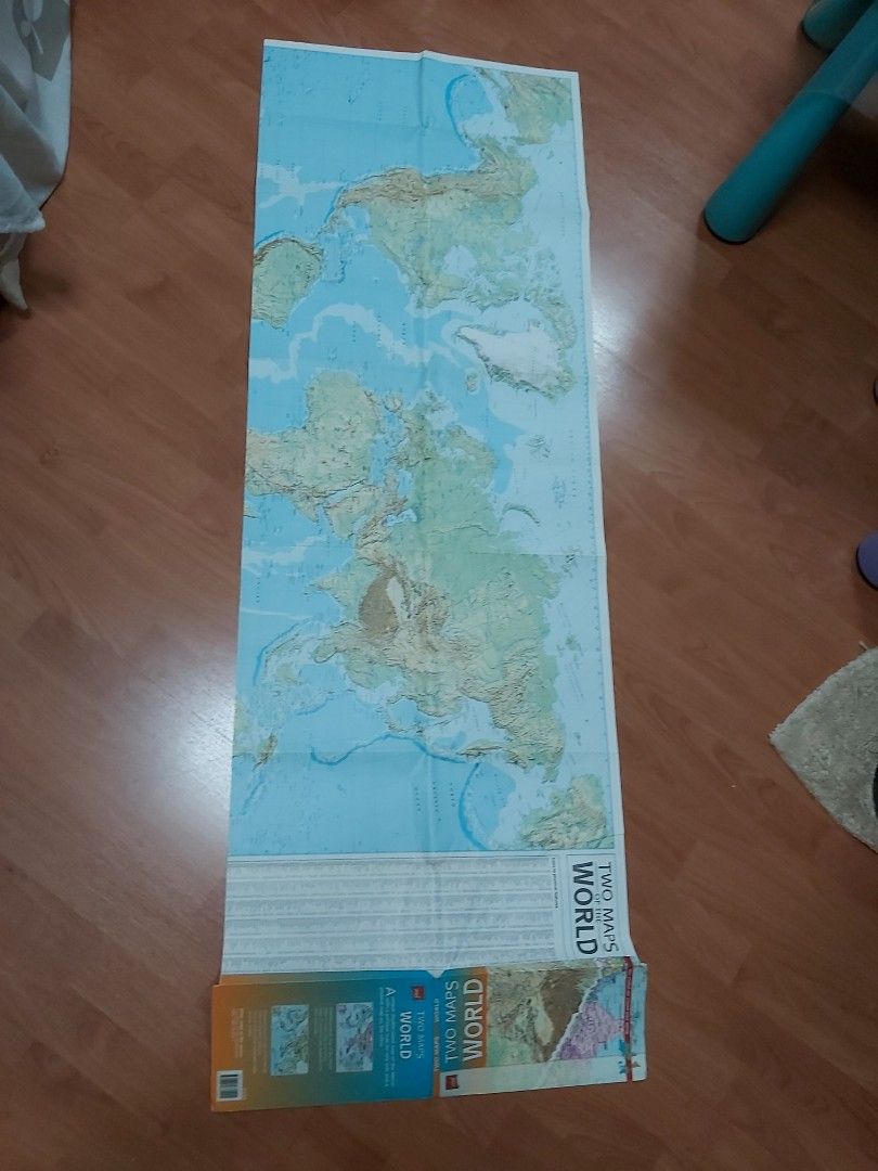 Torn World Map, Hobbies & Toys, Stationery & Craft, Stationery & School ...