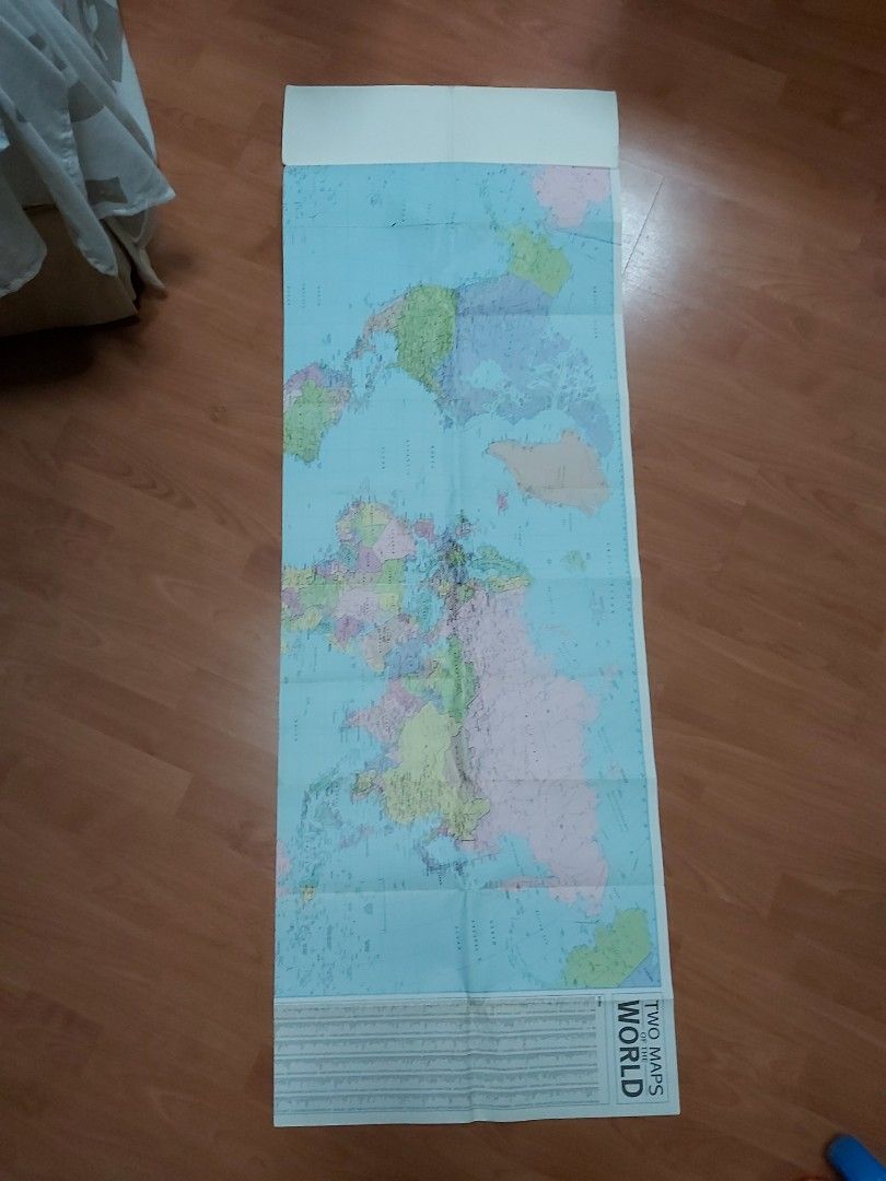Torn World Map, Hobbies & Toys, Stationery & Craft, Stationery & School ...