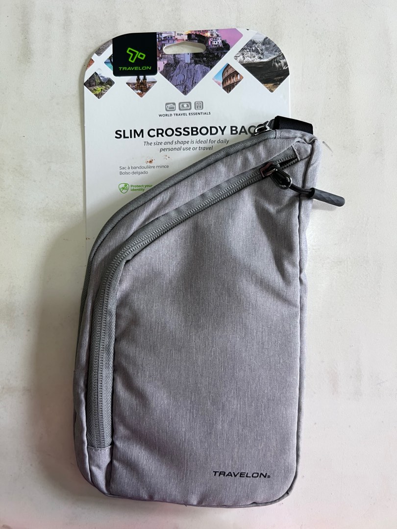 Travelon Slim Crossbody Bag, Women's Fashion, Bags & Wallets, Cross ...