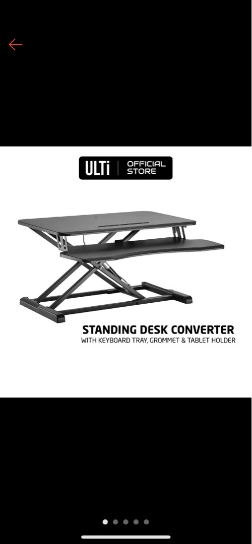 ULTi standing desk converter, Computers & Tech, Parts & Accessories ...