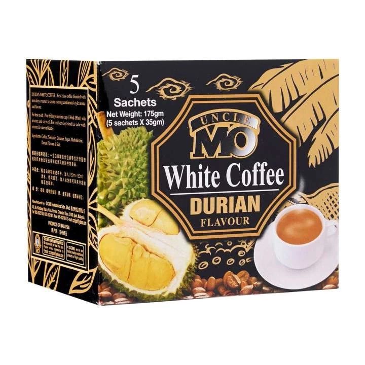 Uncle Mo white coffee durian flavoured coffee durian white coffee ...