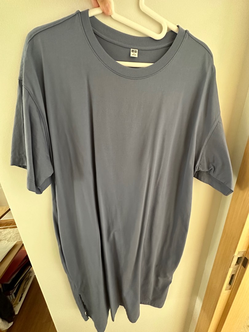 Uniqlo blue tshirt dress, Women's Fashion, Dresses & Sets, Dresses on ...