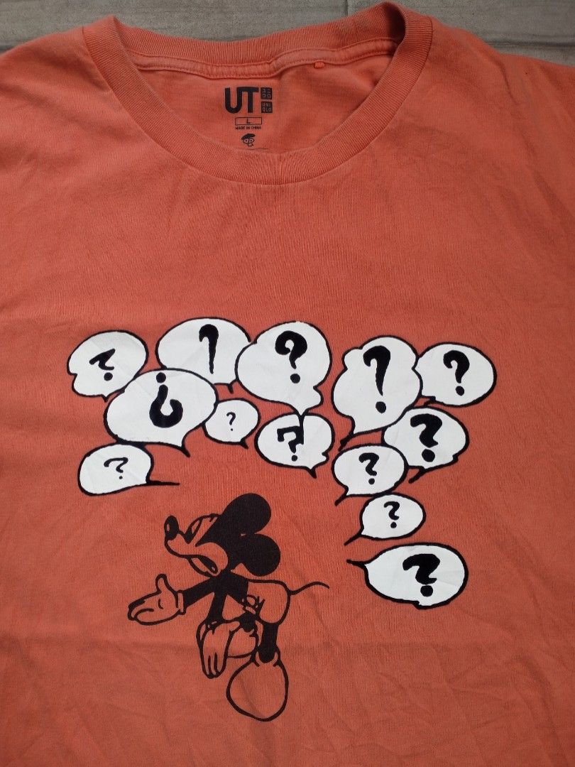 Uniqlo Mickey mouse collab, Men's Fashion, Tops & Sets, Tshirts & Polo ...